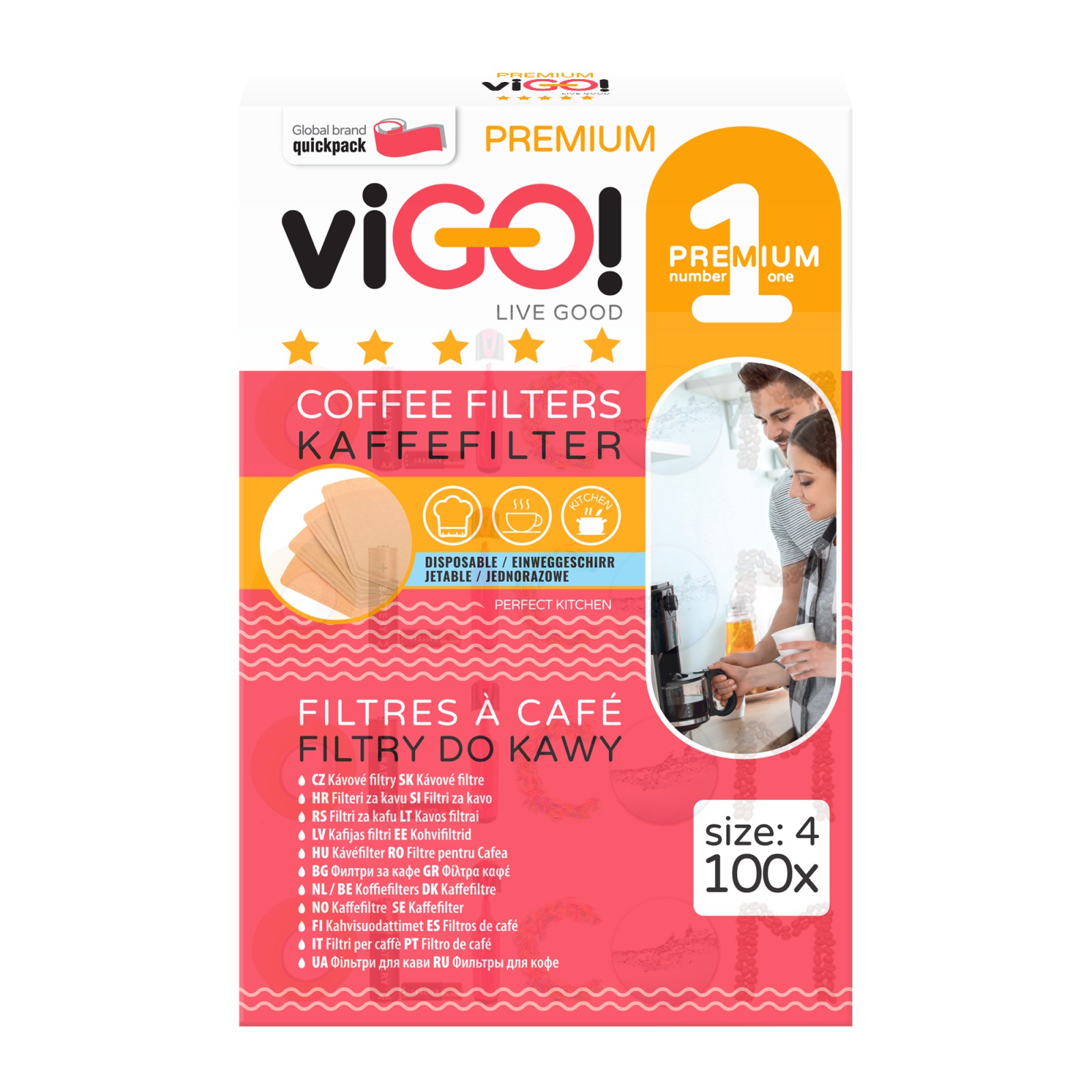 Alufix filter za kafu vel.4 100/1 Vigo – Kancelarijski materijal