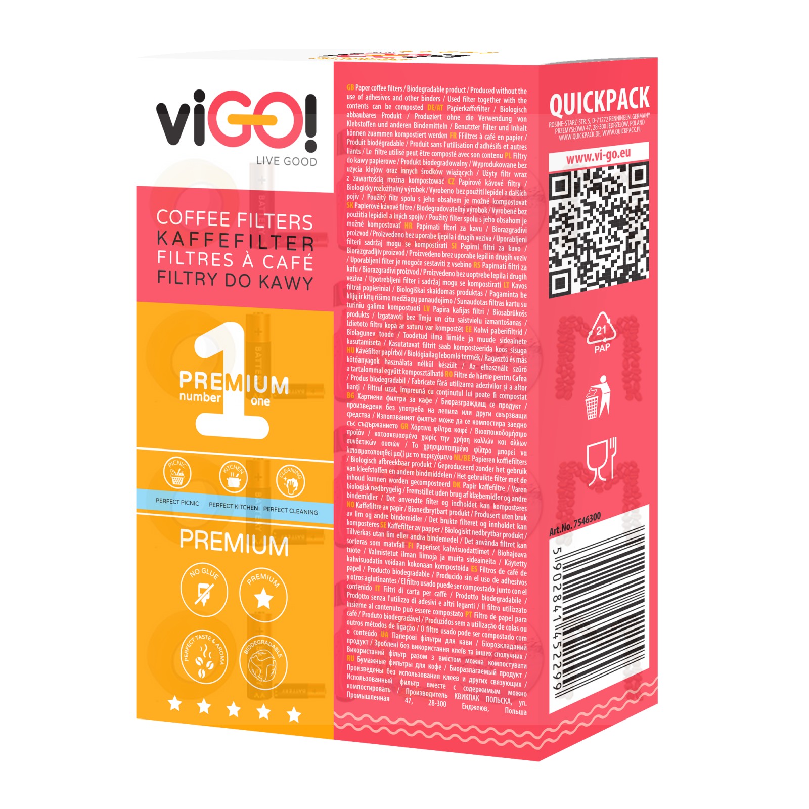 Alufix filter za kafu vel.4 100/1 Vigo – Kancelarijski materijal